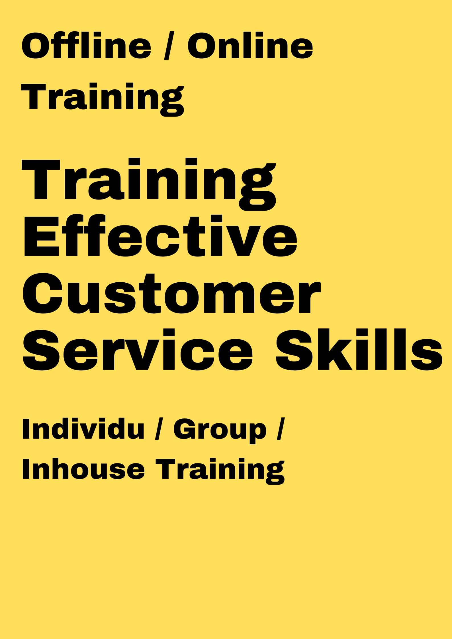 Training Effective Customer Service Skills Solusi Informasi Training Training Effective Customer Service Skills Solusi Informasi Training